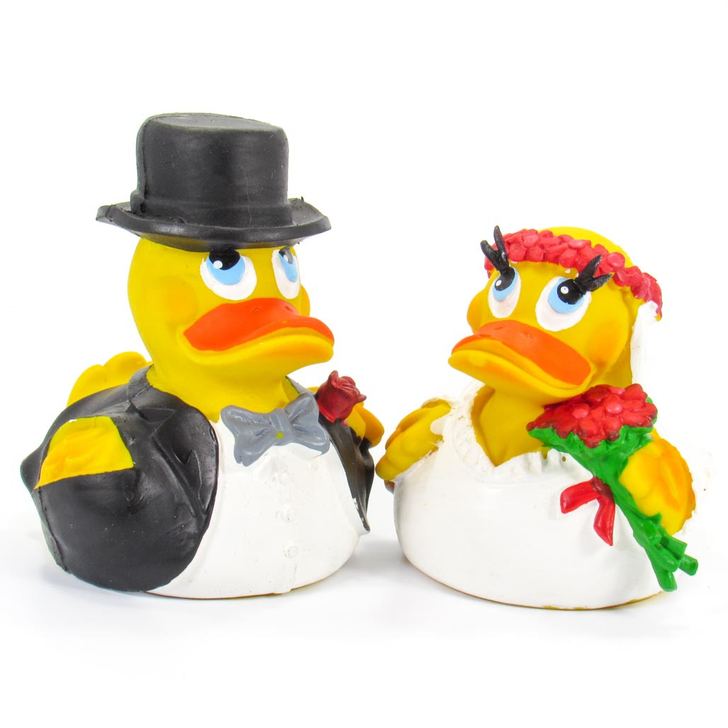 Bride and Groom Duck Mini Set | Wedding Rubber Duck
