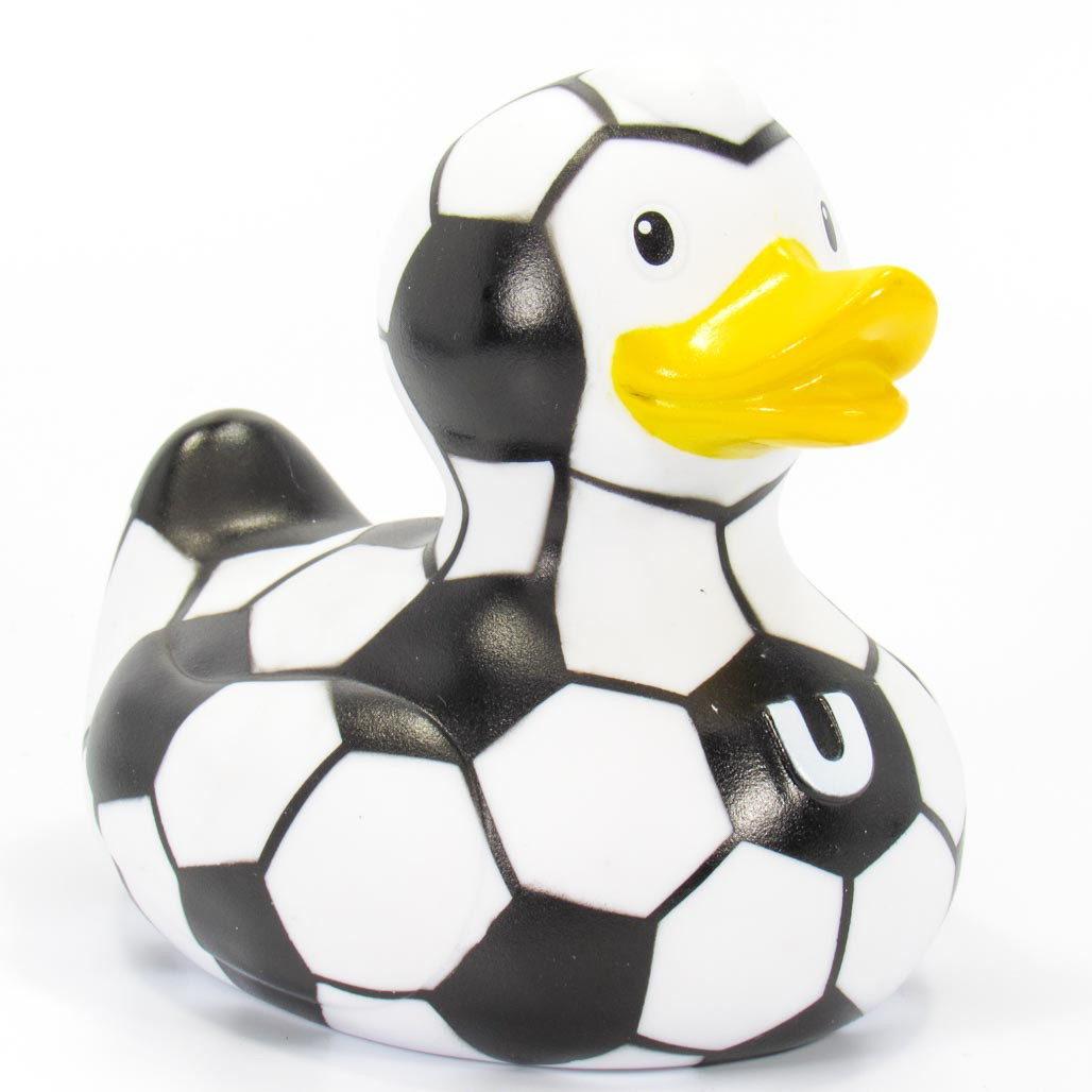 Soccer Ball Rubber Duck | Ducks in the Window