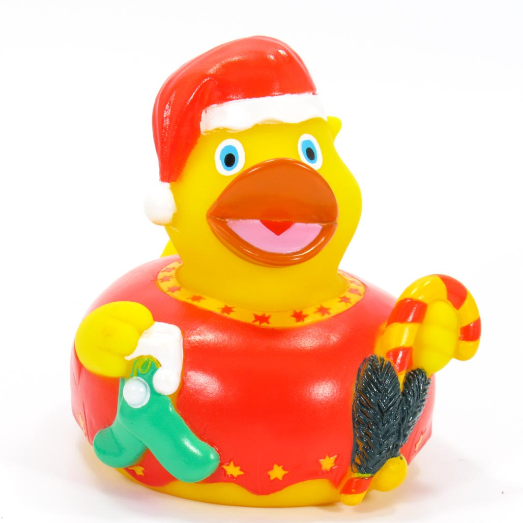 Christmas Santa Rubber Duck | Ducks in the Window®