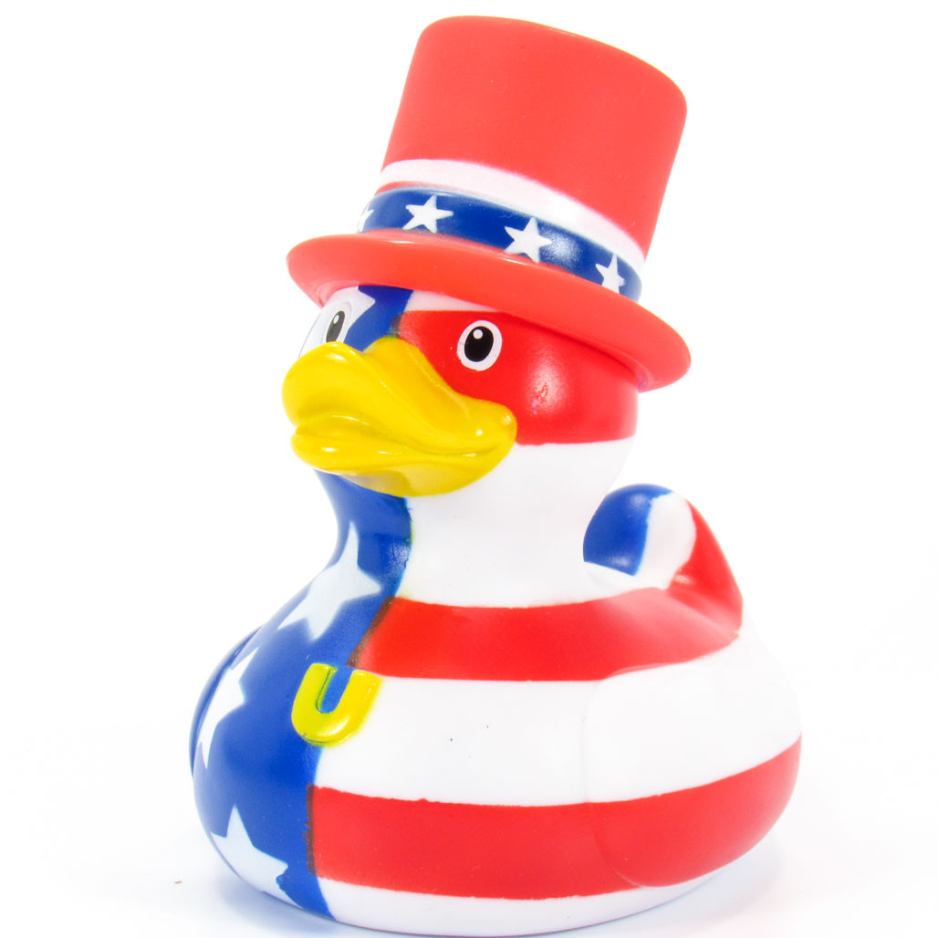 Patriotic Uncle Sam Rubber Duck | Ducks in the Window