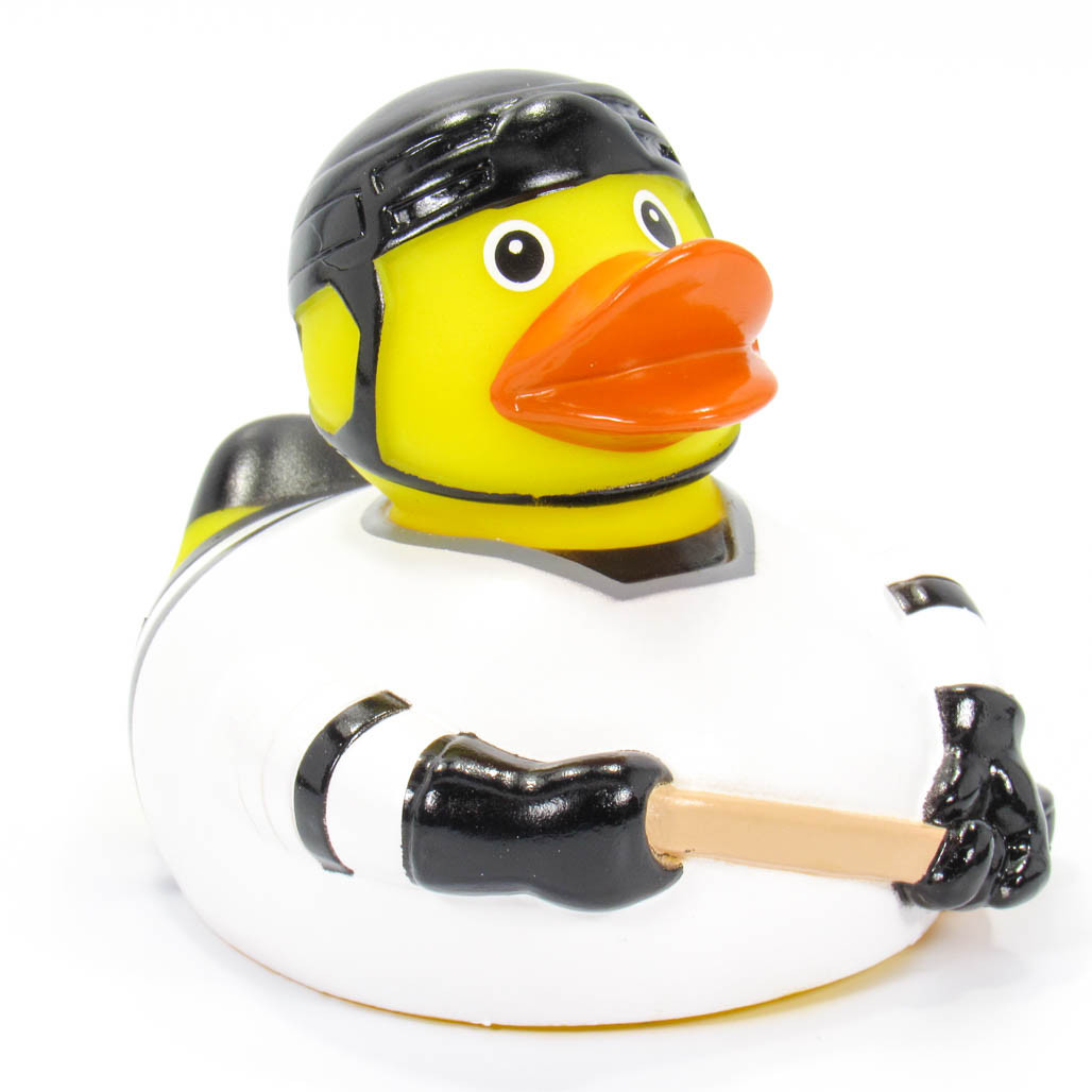 Ice Hockey Player Rubber Duck | Ducks in the Window®