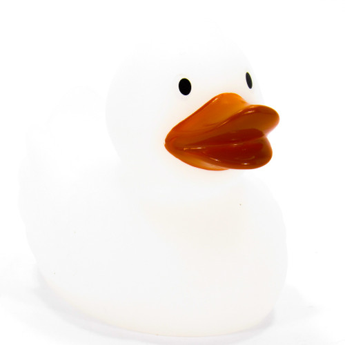 UV Color Changing Clear White Rubber Duck | Ducks in the Window®