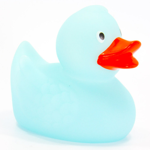 Blue Glow in the dark Rubber Duck | Ducks in the Window®
