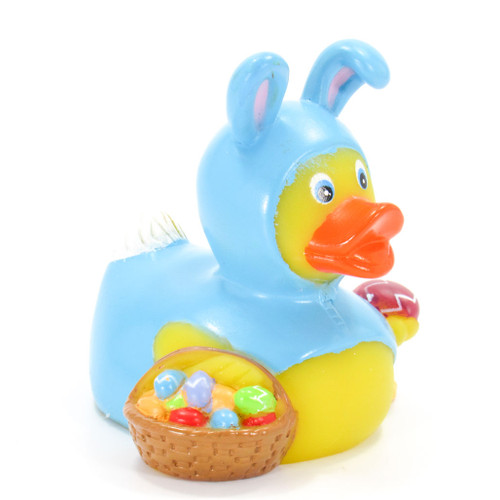 Easter Bunny Rubber Duck | Blue