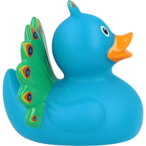 Peacock Rubber Duck Bath Toy by LiLaLu | Ducks in the Window
