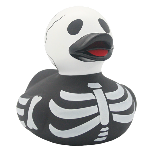 Skeleton Rubber Duck Bath Toy by LiLaLu | Ducks in the Window
