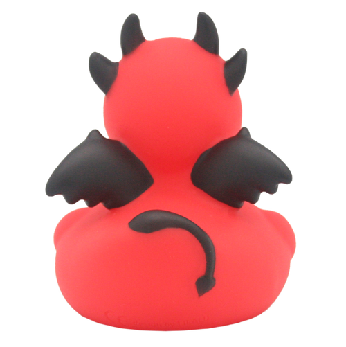 Red Devil Rubber Duck Bath Toy by LiLaLu | Ducks in the Window