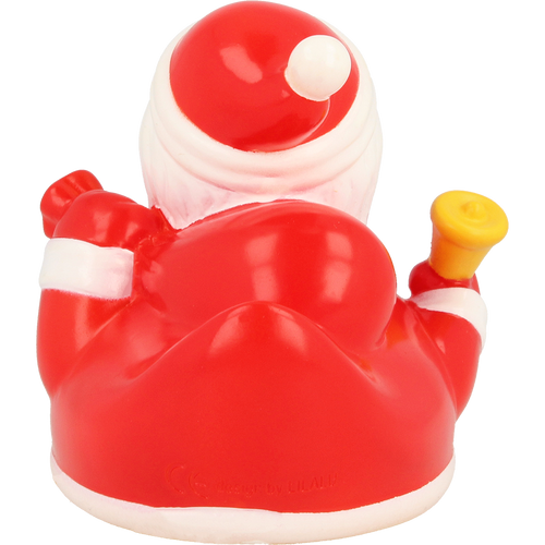 Santa Claus Christmas Rubber Duck Bath Toy by LiLaLu | Ducks in the Window