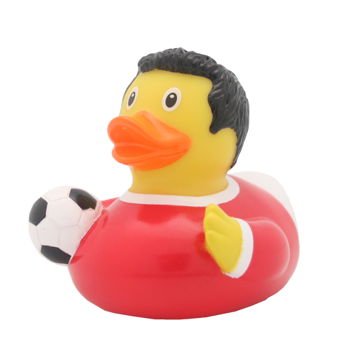 Soccer Rubber Duck is ready for the FIFA World Cup before he takes a ...