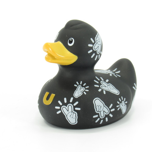 Pop Peace Rubber Duck by Bud Ducks | Ducks in the Window®