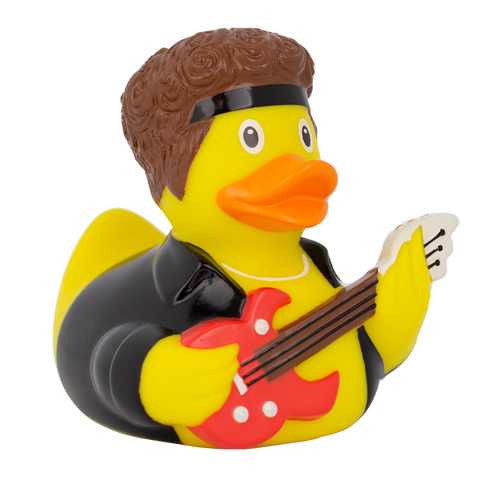 Rock Star Guitar Rubber Duck by LiLaLu | Ducks in the Window
