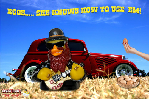 ZZ FLOCK Rubber Duck