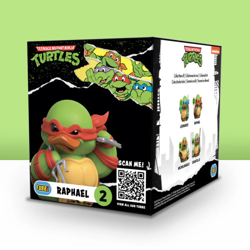 Official Teenage Mutant Ninja Turtles Raphael TUBBZ Rubber Duck ...