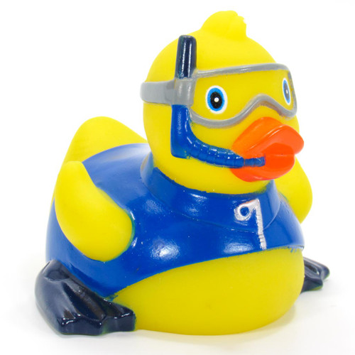 Snorkling (Scuba) Rubber Duck | Ducks in the Window