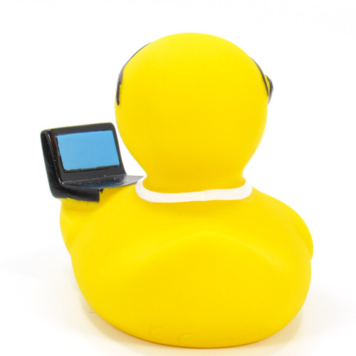 Businessman (Computer Geek) Rubber Duck | Ducks In The WIndow