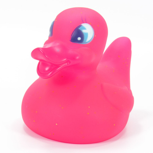 LED Glow Rubber Duck (Pink) | Ducks in the Window