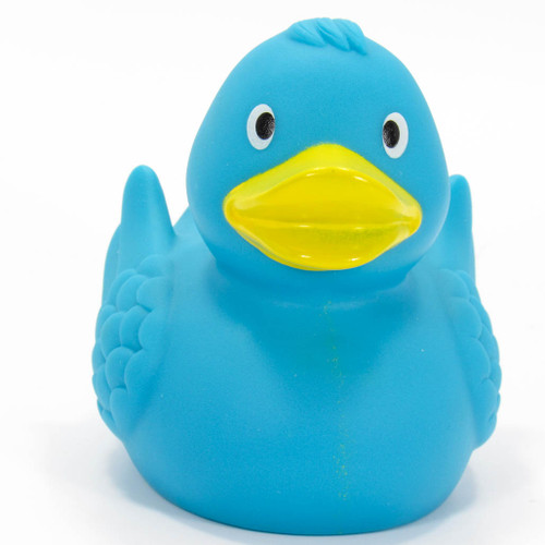 Turquoise Blue Pastel Duck Rubber Duck | Ducks in the Window®