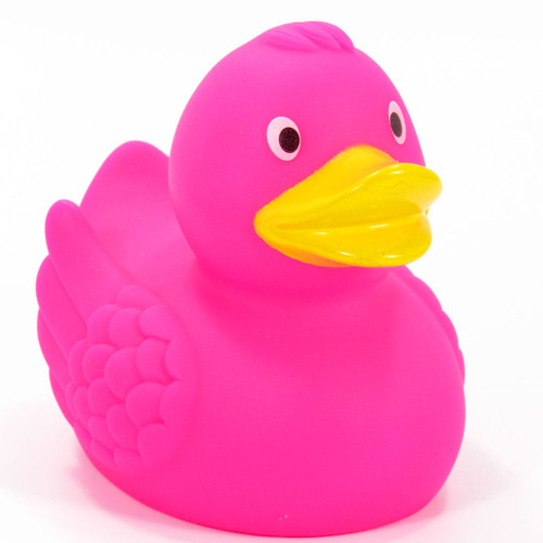 Bright Pink Rubber Duck | Ducks in the Window®