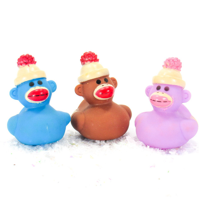Snowmen Red Small Rubber Duck Gift Bundle | Ducks in the Window