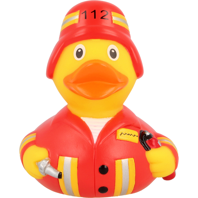 Firefighter First Responder Rubber Duck by Yarto | Ducks in the Window®