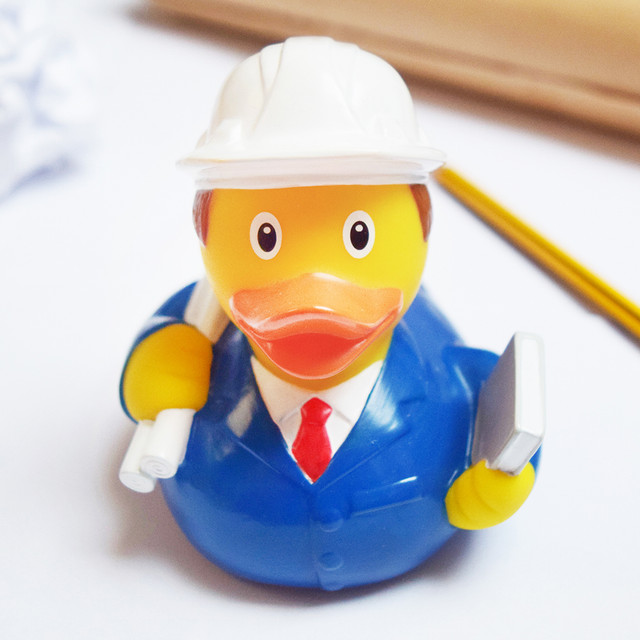 Construction Contractor Rubber Duck | Ducks In The Window