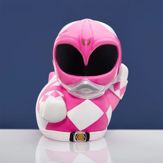 Pink Power Ranger Rubber Duck Collectible Bath Toy | Ducks in the Window®