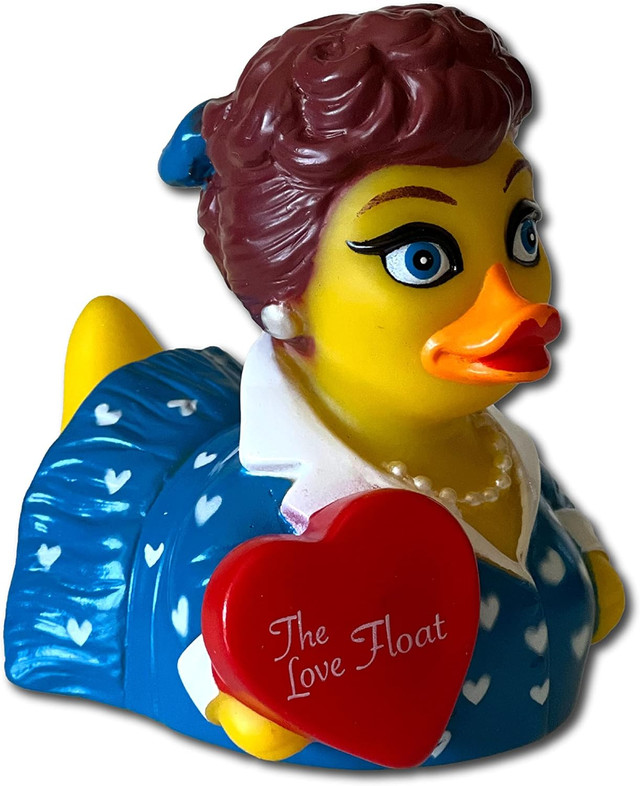 Love You, Valentine, Heart Rubber Duck | Ducks in the Window®