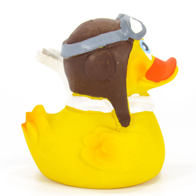 Pilot Flyer Rubber Duck | Ducks in the Window®