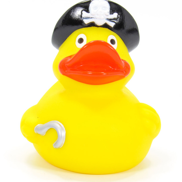 Pirate Hook Rubber Duck by Wild Republic | Ducks in the Window®