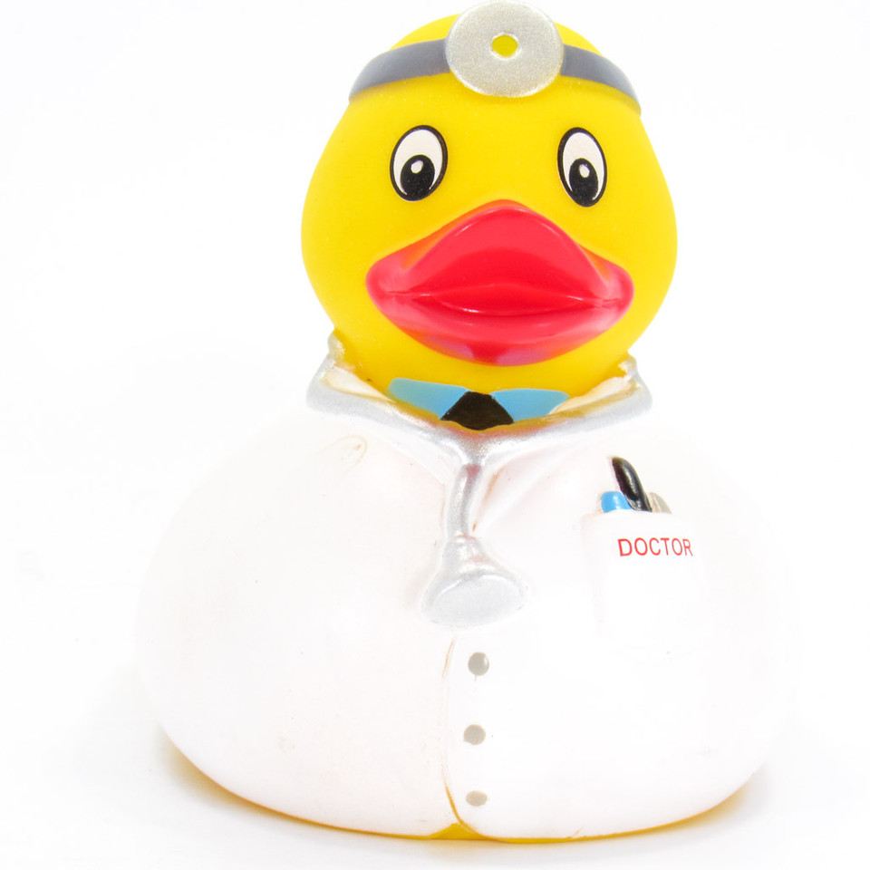 Doctor Physician First Responder Rubber Duck | Ducks in the Window®
