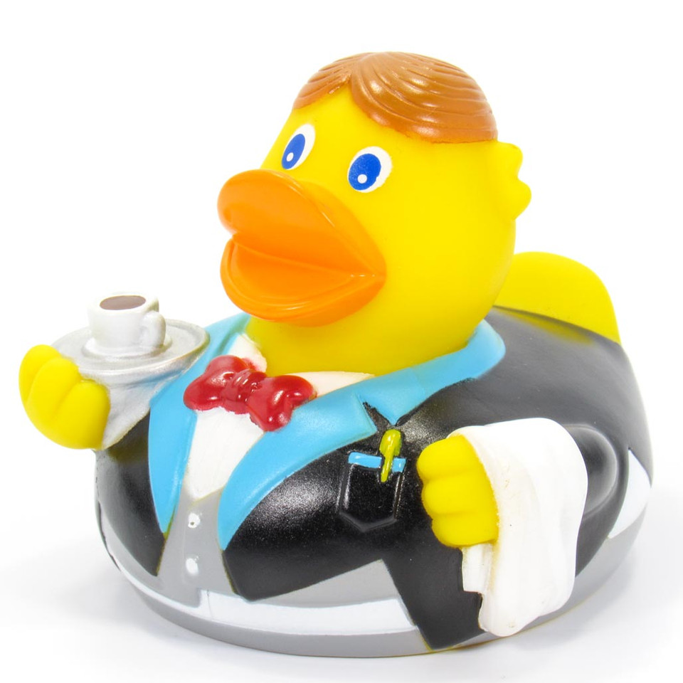 Ski Skier Skiing Rubber Duck | Ducks in the Window®