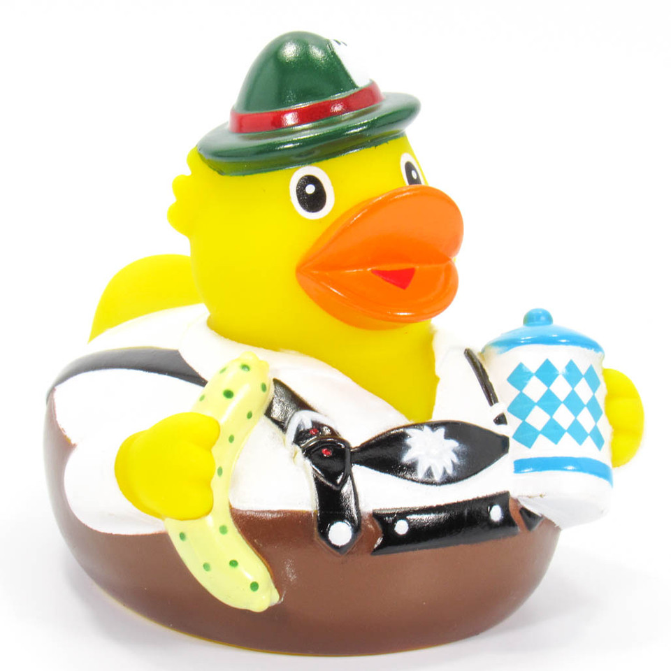 German Octoberfest Rubber Duck | Ducks In The Window