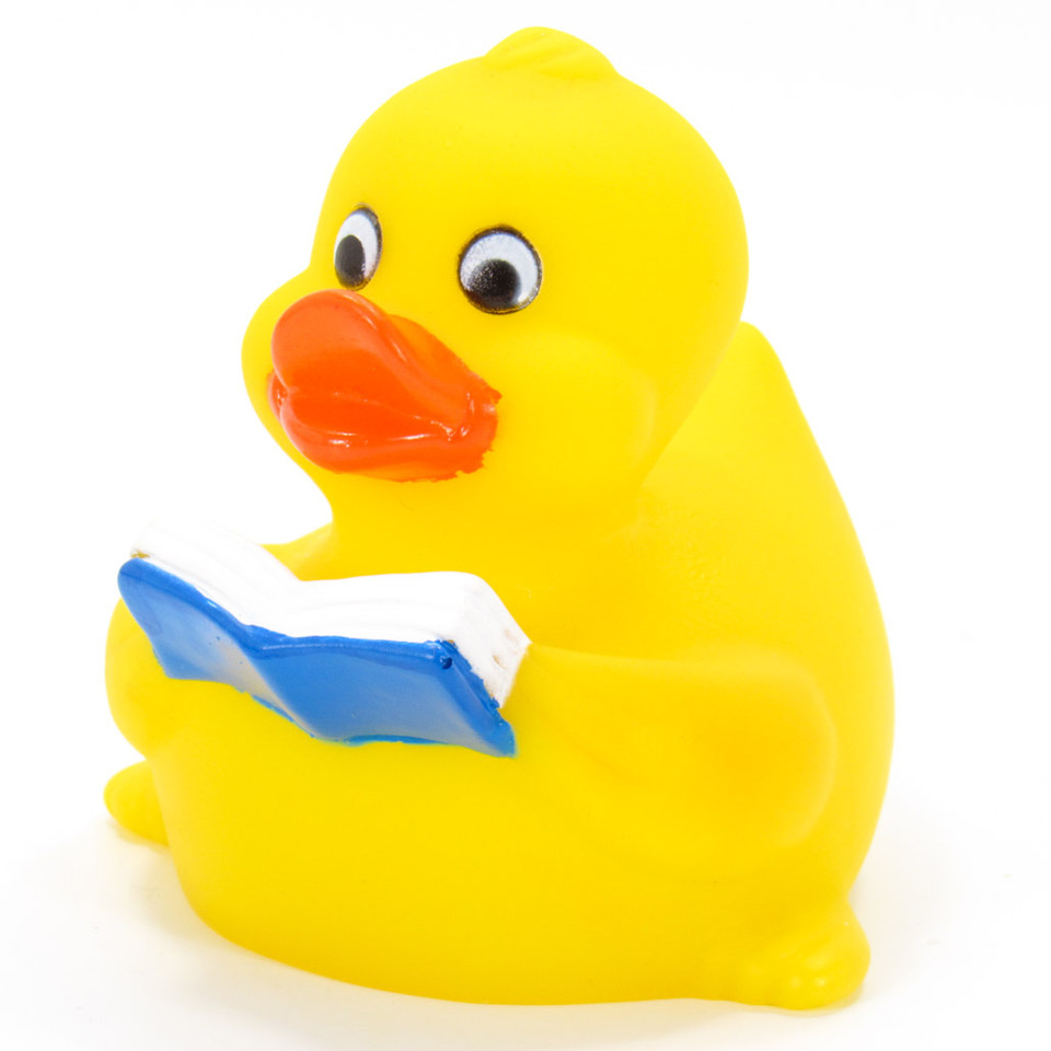 Reader/Teacher Rubber Duck | Ducks In The Window