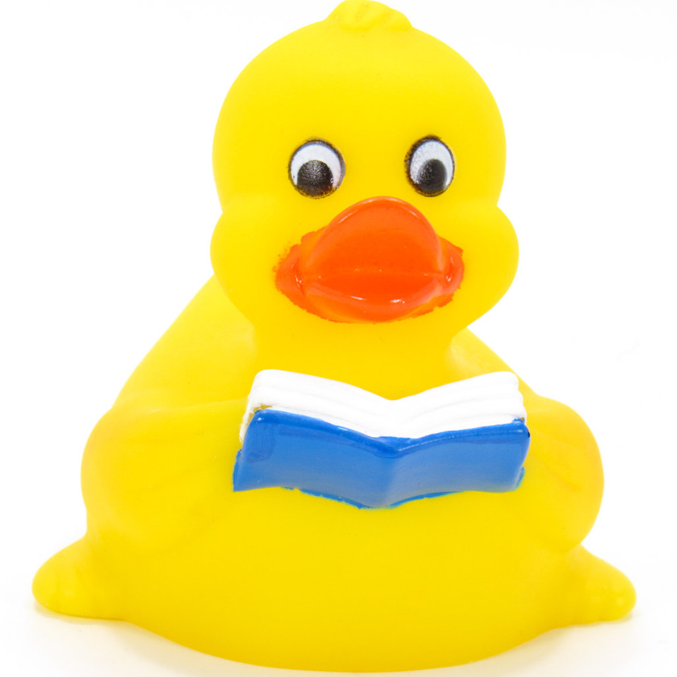 Library Reader Rubber Duck by Yarto | Ducks in the Window®