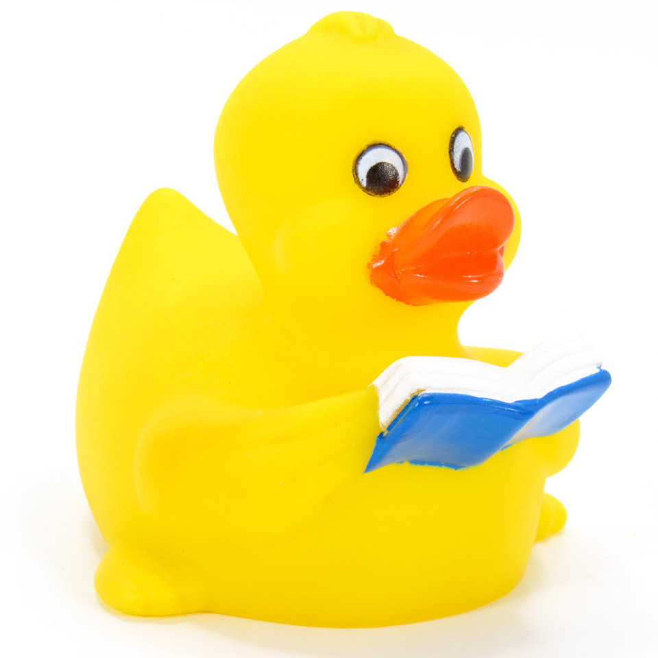 Reader/Teacher Rubber Duck | Ducks In The Window