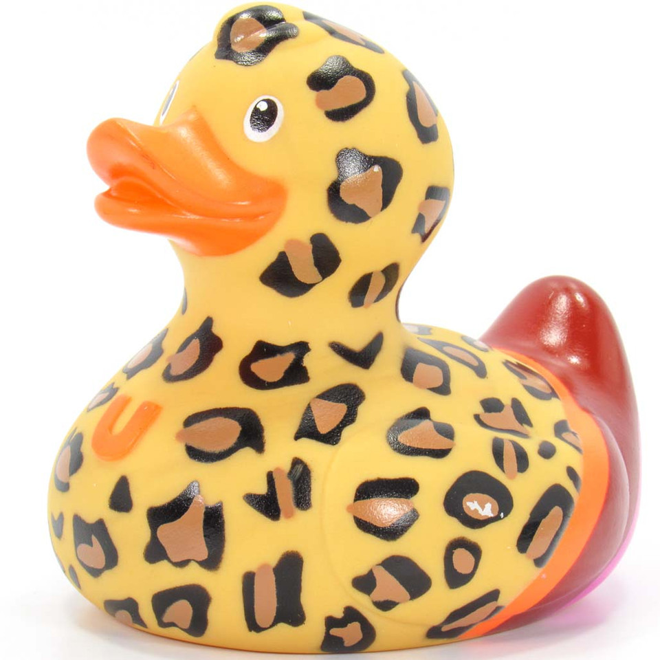 Lush Leaopard Duck | Personalised Rubber Duck Online