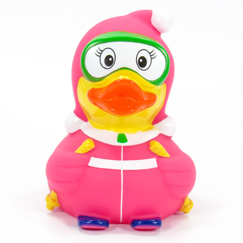 Ski Skier Skiing Rubber Duck | Ducks in the Window®