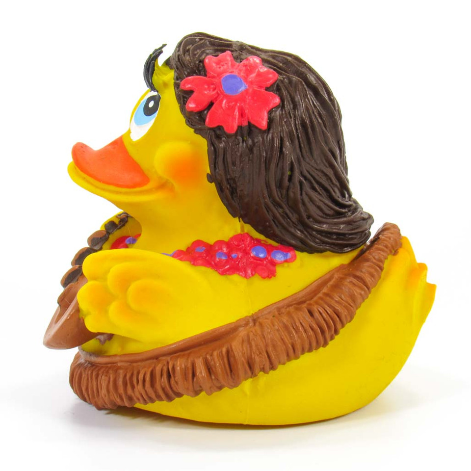 Hawaii Hula Girl Rubber Duck | Ducks in the Window®