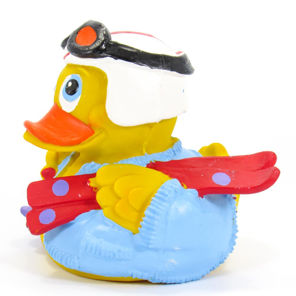 Ski Skier Skiing Rubber Duck | Ducks in the Window®