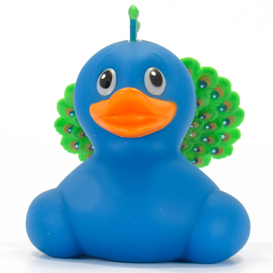 Peacock Rubber Duck by Wild Republic | Ducks in the Window®