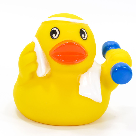 Workout Rubber Duck | Ducks In The Window