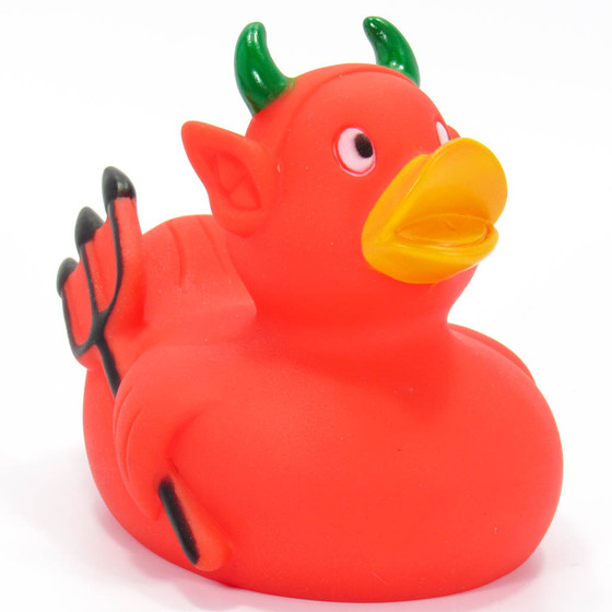 Red Devil Rubber Duck| Ducks In The Window