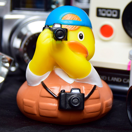 Photographer Rubber Duck Bath Toy by LiLaLu | Ducks in the Window