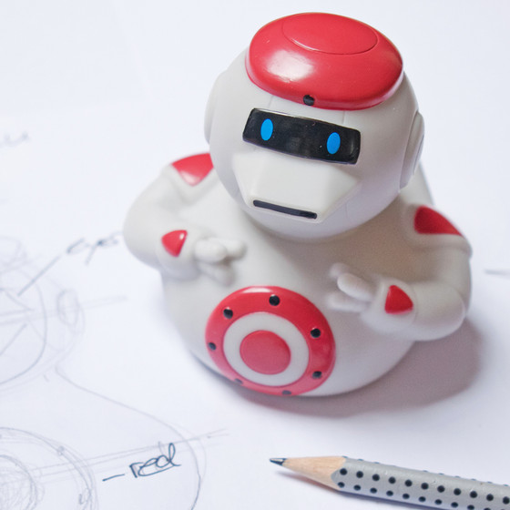 Robot AI Duck Bath Toy by LiLaLu | Ducks in the Window