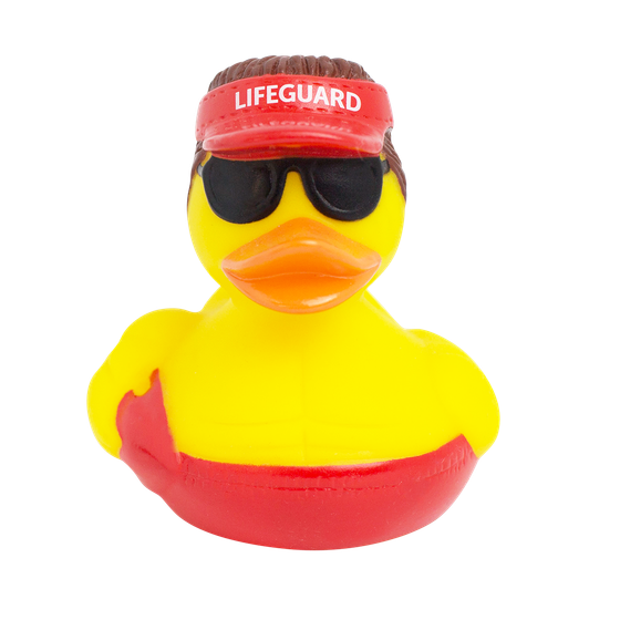Lifeguard Rubber Duck Bath Toy by LiLaLu | Ducks in the Window