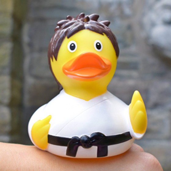 Kung Fu Rubber Duck Bath Toy by LiLaLu | Ducks in the Window
