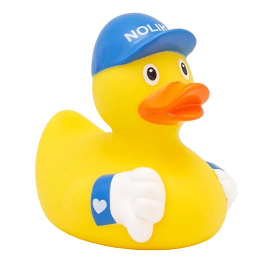 No Like Rubber Duck Bath Toy by LiLaLu | Ducks in the Window