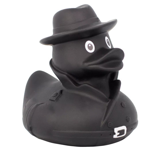 Shadow Man Rubber Duck by LiLaLu | Ducks in the Window