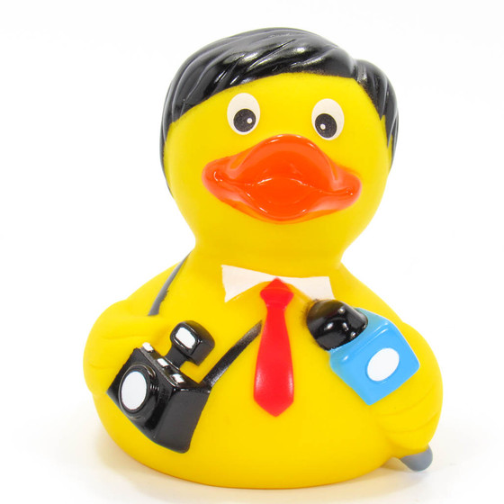 News Reporter Rubber Duck | Ducks In The Window