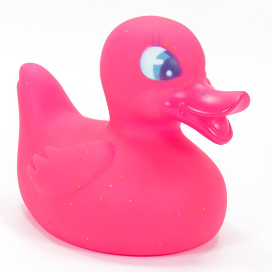LED Glow Rubber Duck (Pink) | Ducks in the Window
